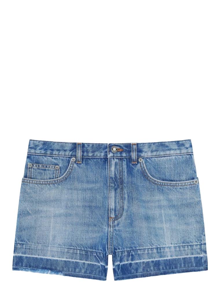 GIVENCHY Givenchy Frayed-Hem Denim Shorts